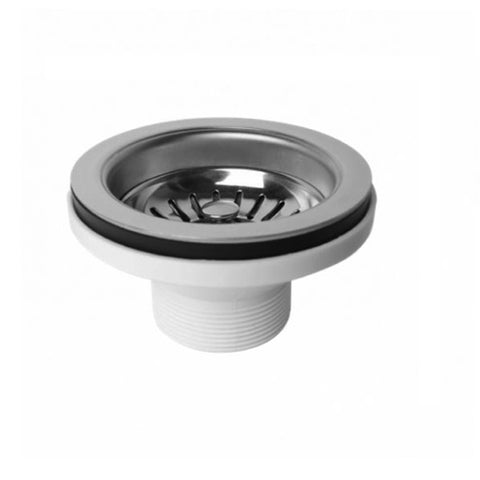 Brodware 90mm Sink Plug & Waste - Stainless Steel