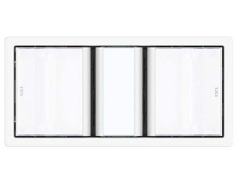 IXL Tastic Luminate Dual 3 in 1 Bathroom Light - White